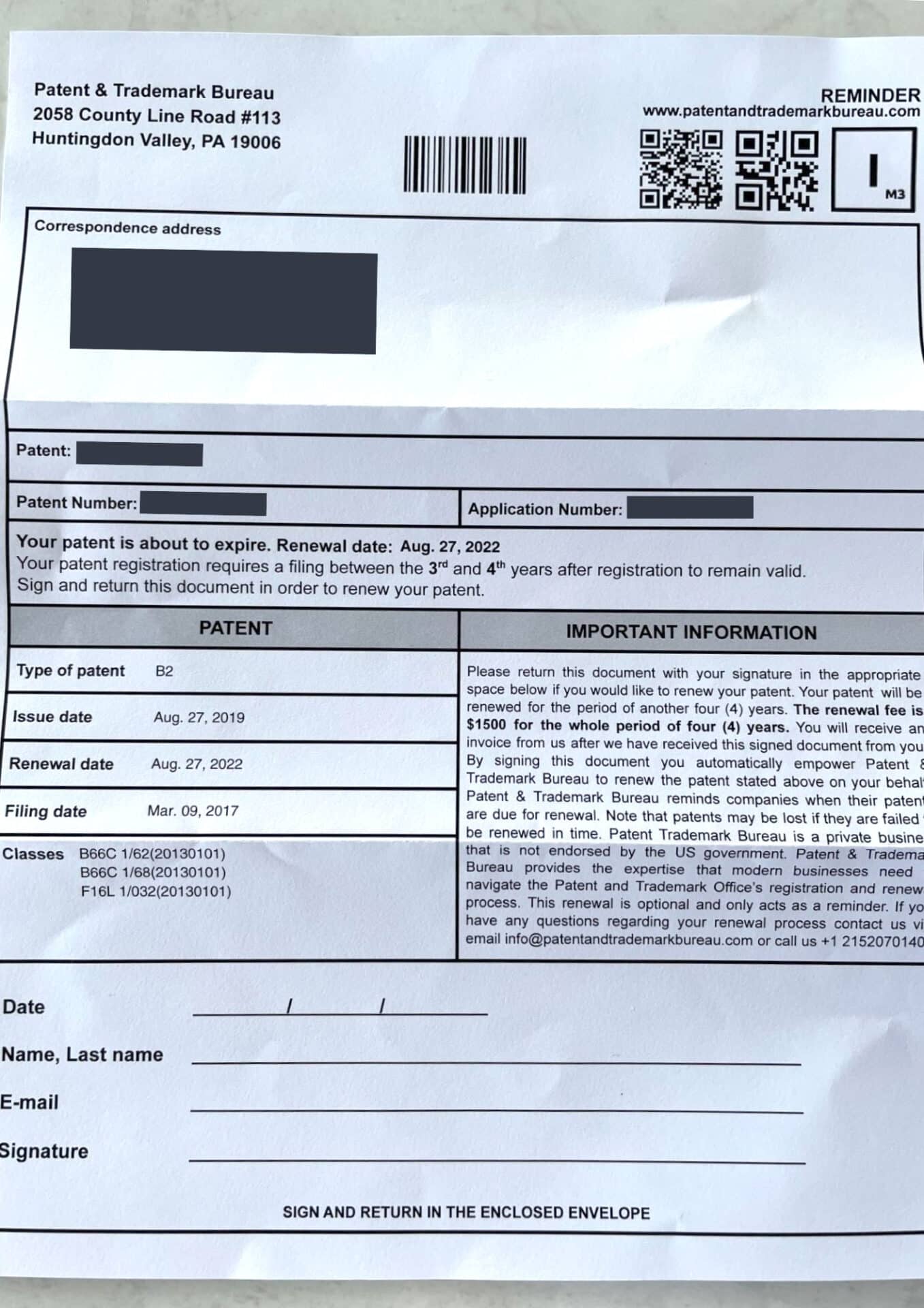 Beware of Intellectual Property Scams - Wynnes Patent and Trade Mark ...